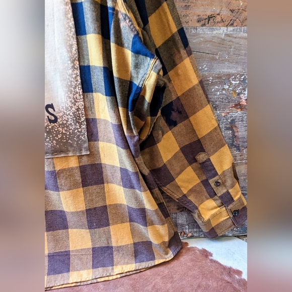 Hand Crafted | Tops | Tyler Childres Feathered Indian Upcycled Dip Dyed ...